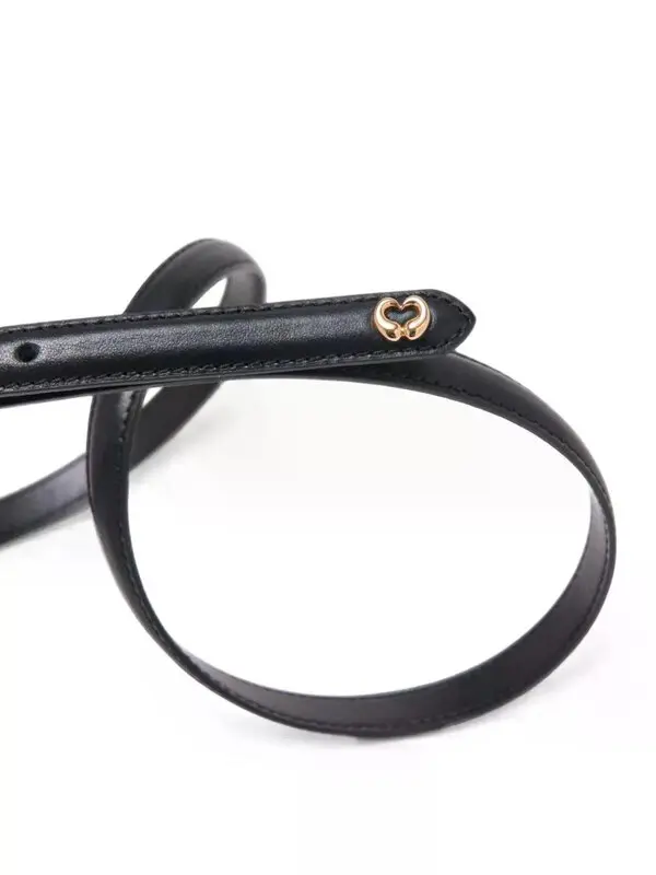 Maje Slim Leather Belt