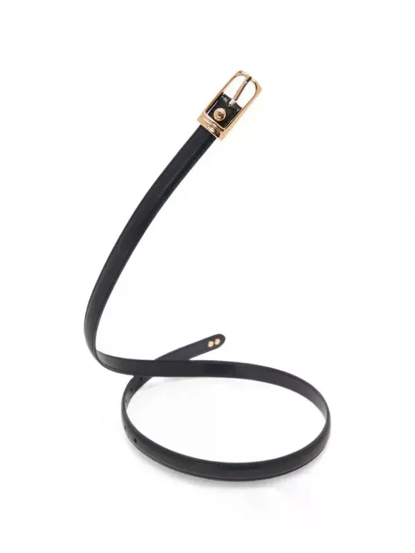 Maje Slim Leather Belt