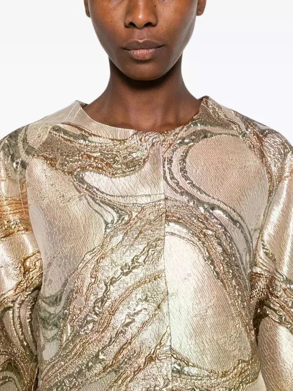 SUSANNE BOMMER Metallic Jacquard Jacket