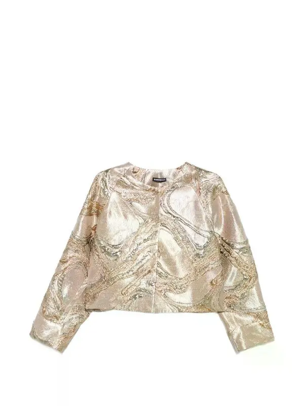 SUSANNE BOMMER Metallic Jacquard Jacket - Gold