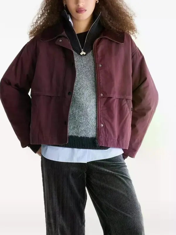 BELLEROSE Jazlin Corduroy-collar Jacket - Red