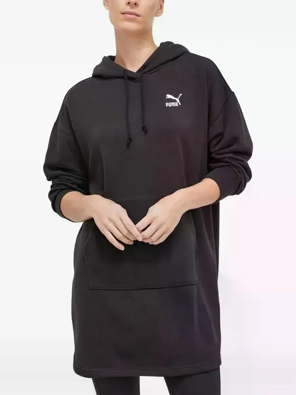 PUMA Logo-embroidered Drawstring Hoodie