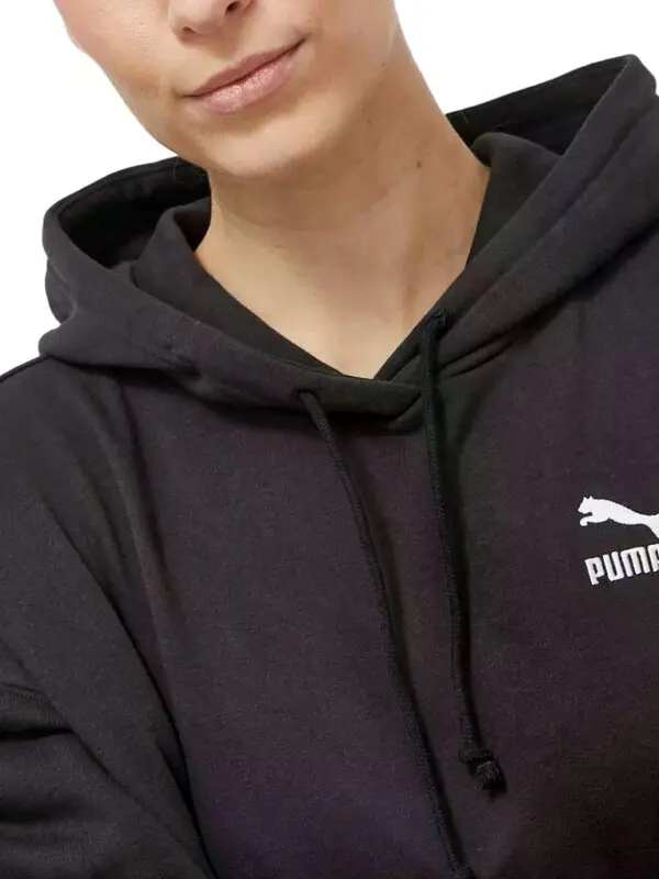 PUMA Logo-embroidered Drawstring Hoodie