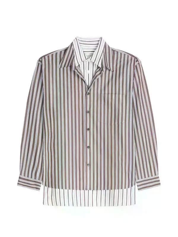 Dries Van Noten Double-layer Cotton Shirt