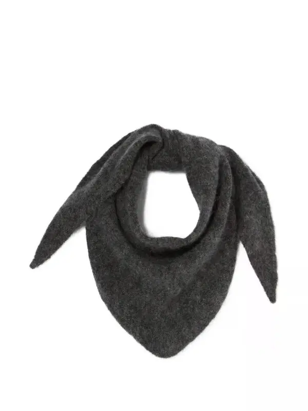 Claudie Pierlot Brushed Triangular Scarf - Grey