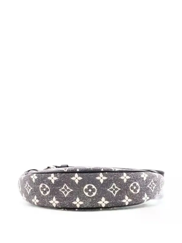 LOUIS VUITTON Loop Handbag Monogram Jacquard Denim Hobo Bag