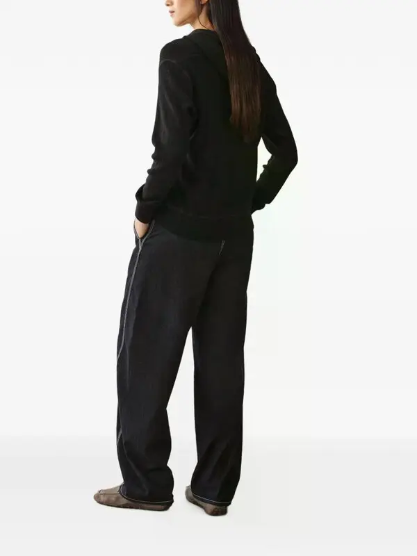 LESS Curved-leg Contrast-stitch Jeans