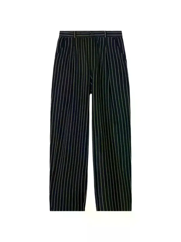 Guest In Residence Pinstriped Carpenter Trousers - Blue