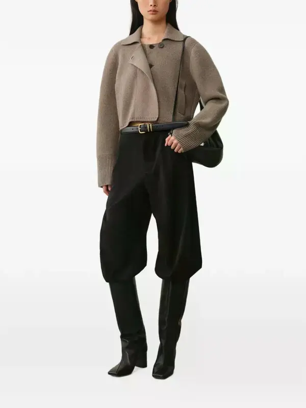 LESS Wide-leg Cropped Trousers
