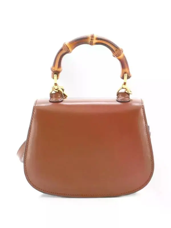 Gucci Bamboo 1947 Top Handle Bag Leather Mini Shoulder Bag