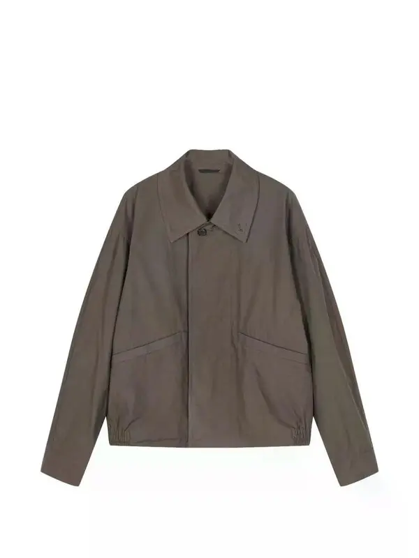 CROQUIS Cropped Relaxed-fit Jacket - Grey
