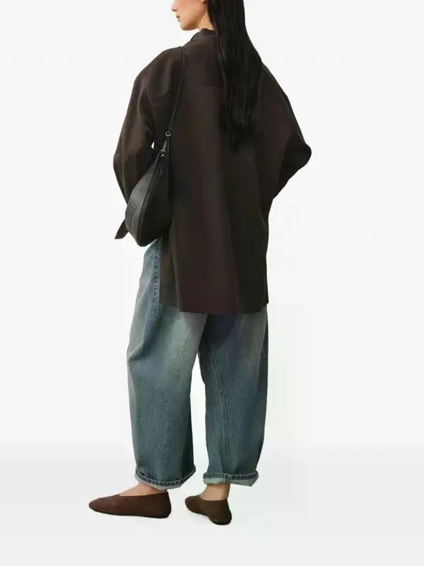 LESS Collar-panel Long-sleeved Shirt