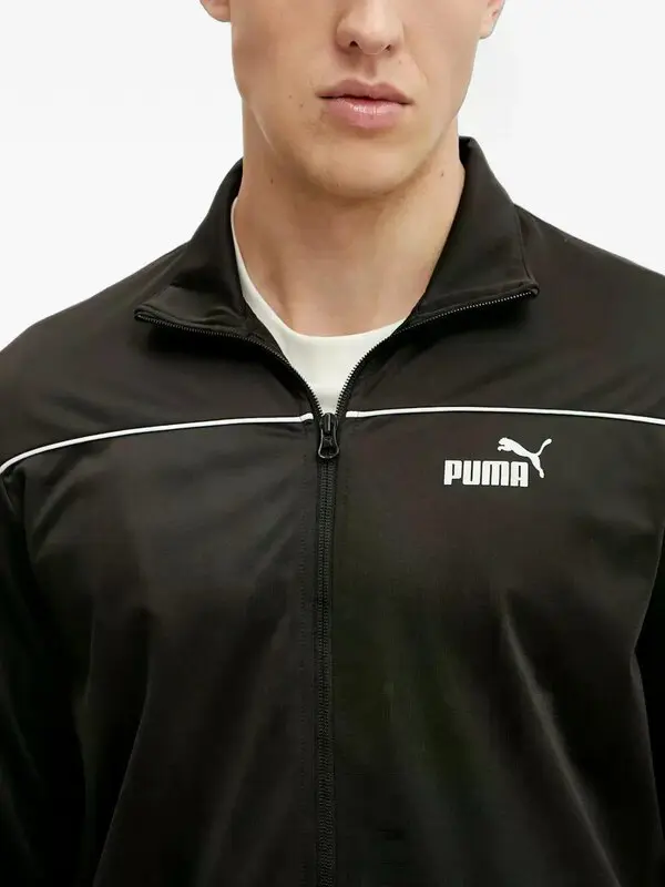 PUMA Logo-print Piped Track Jacket