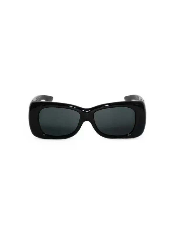Saint Laurent Howl Rectangle-frame Sunglasses - Black