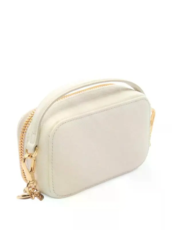Prada Saffiano Leather Chain Shoulder Bag - Neutrals