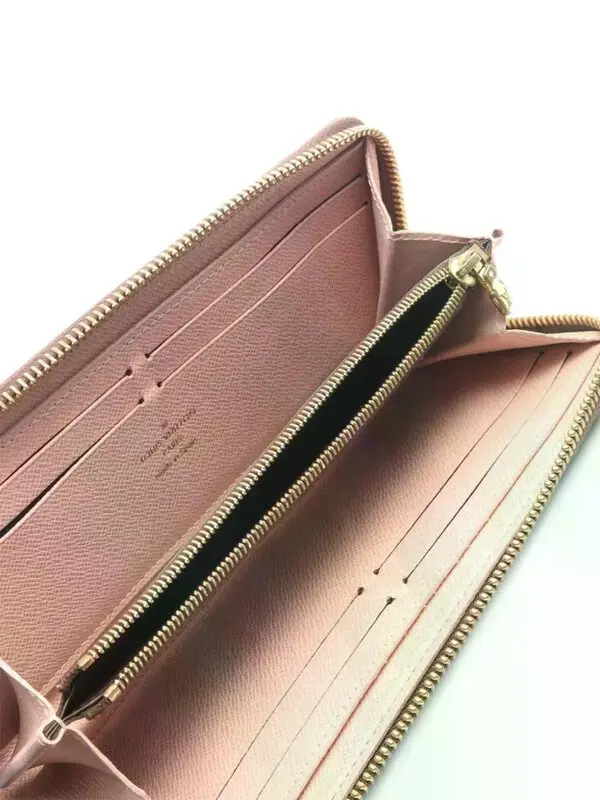 LOUIS VUITTON 2017 Clemence Monogram Long Wallet - Brown
