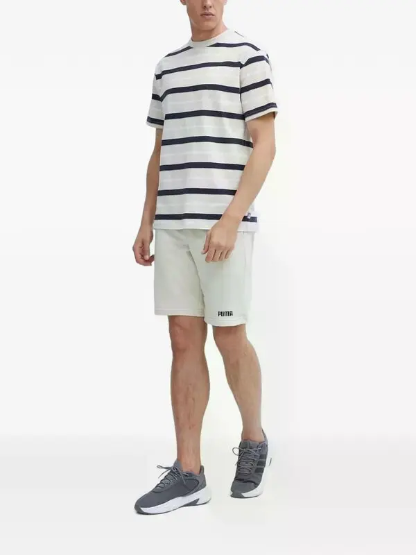 PUMA Mmq Striped T-shirt - Neutrals