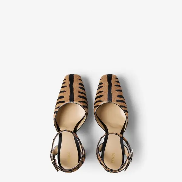 Fendi After 9 Slingback Platform Heels