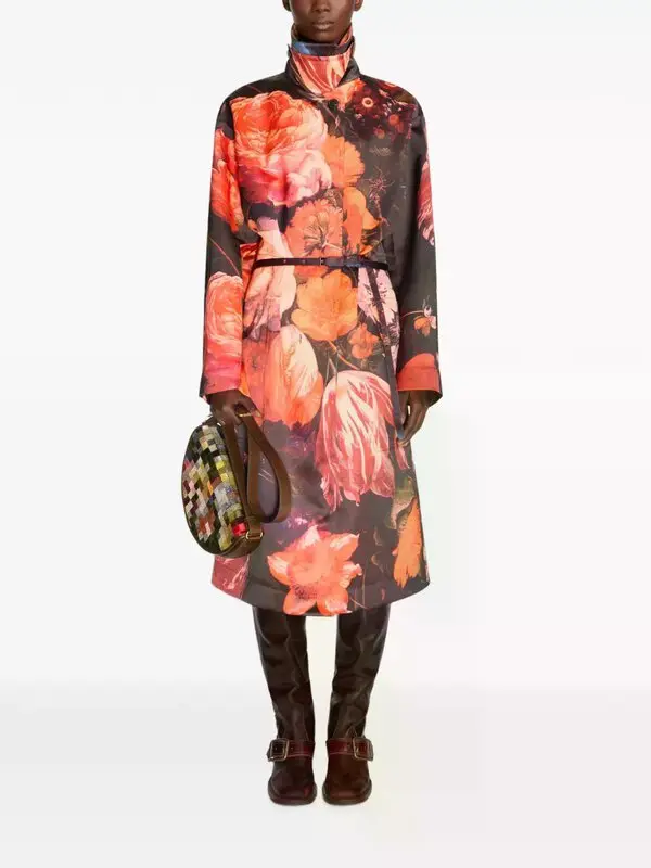 Dries Van Noten Embroidered Crossbody Bag - Brown
