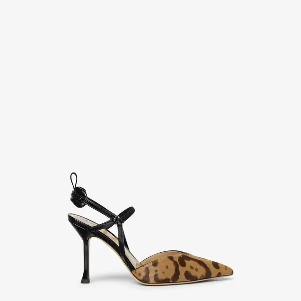 Fendi Very Colibrì Slingbacks - Brown
