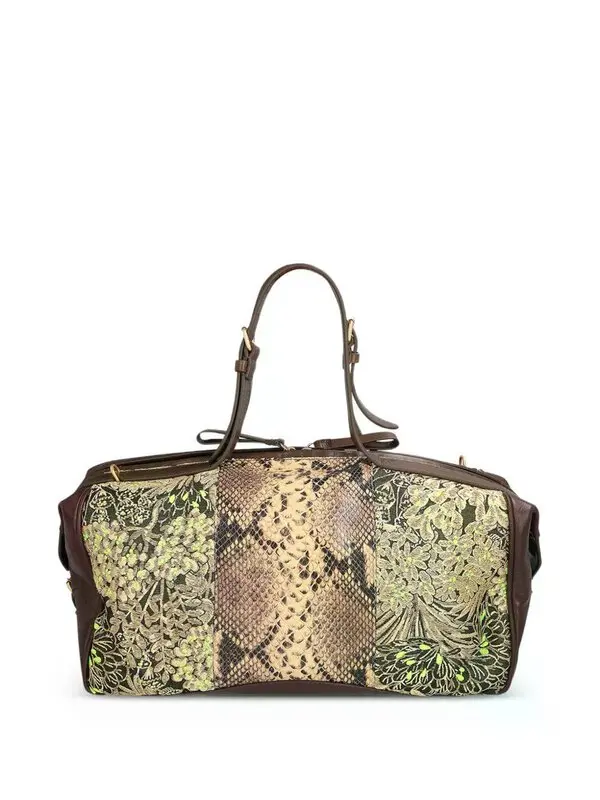 Dries Van Noten Jacquard East-west Bag