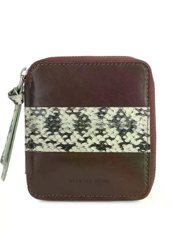 Dries Van Noten Leather Wallet - Brown