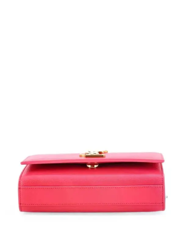 Saint Laurent Classic Monogram Grainy Leather Small Crossbody Bag