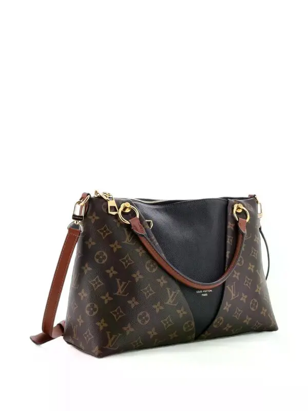 LOUIS VUITTON V Tote Monogram Canvas And Leather Mm Shoulder Bag
