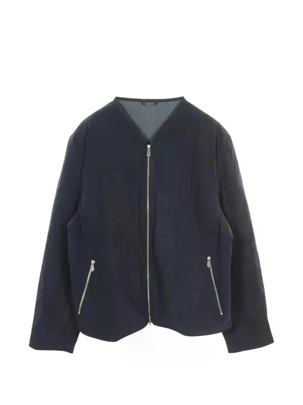 Hermès 2010s Quilted Zip-up Jacket