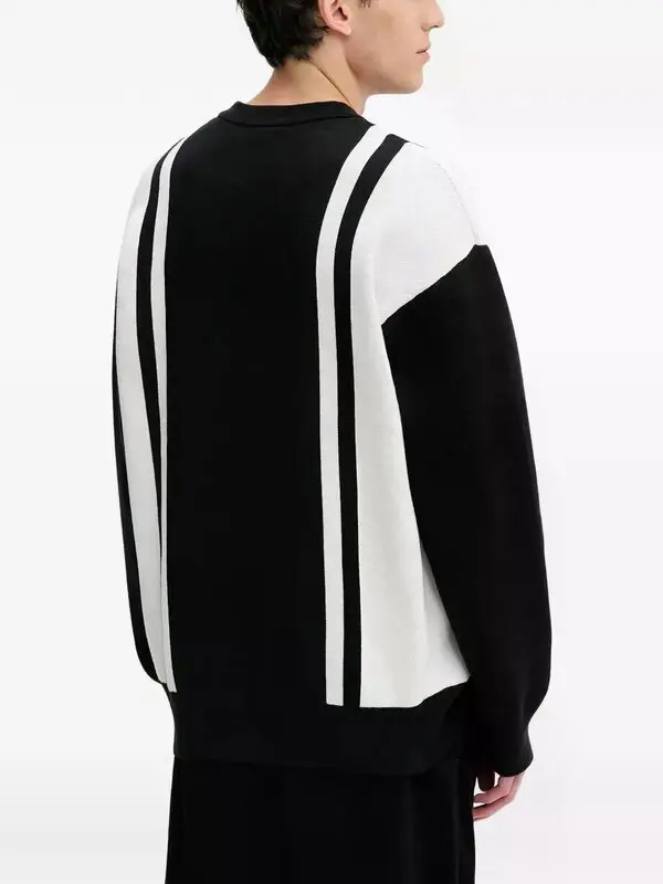 PUMA Logo-motif Colour-block Sweater