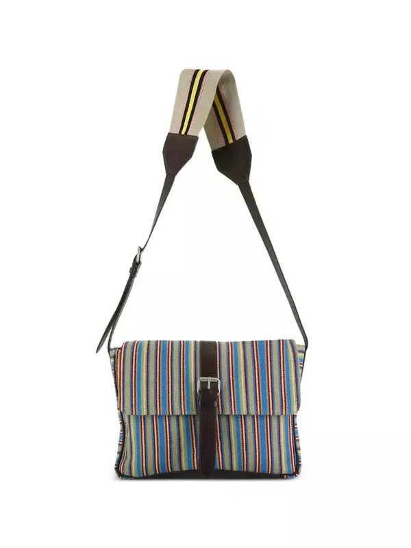 Dries Van Noten Small Canvas Crossbody Bag - Brown