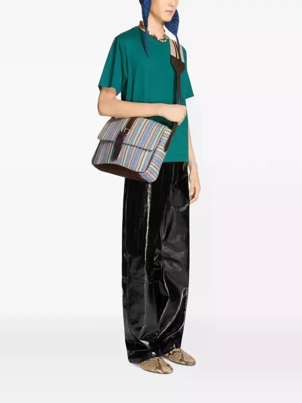 Dries Van Noten Small Canvas Crossbody Bag