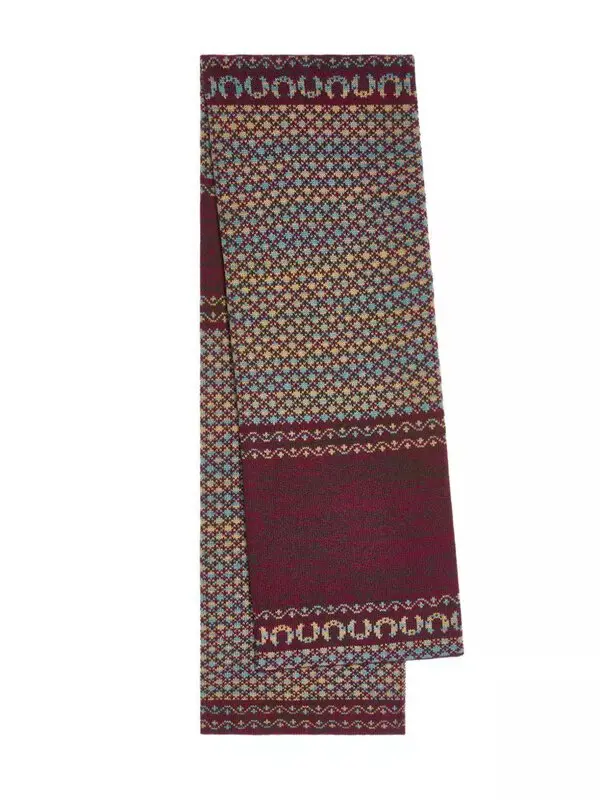 Dries Van Noten Jacquard Cashmere Scarf