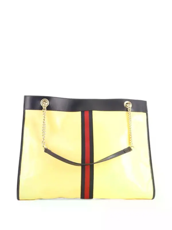 Gucci Rajah Chain Gg Coated Canvas Large Tote Bag