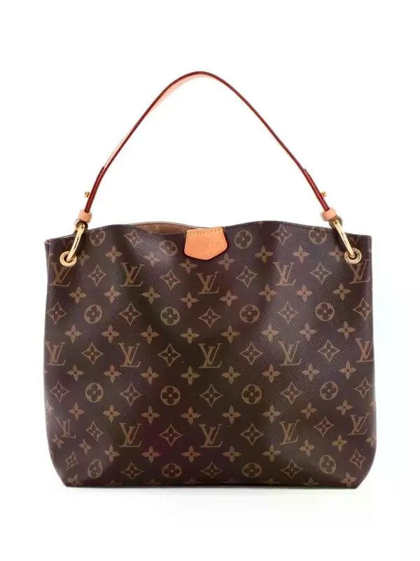 LOUIS VUITTON Graceful Handbag Monogram Canvas Pm Hobo Bag