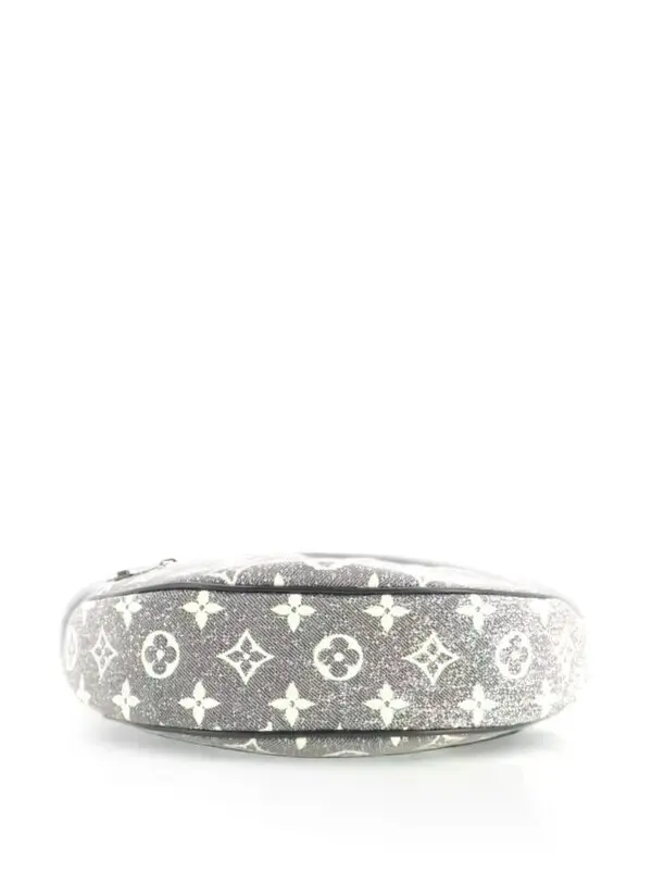LOUIS VUITTON Loop Handbag Monogram Jacquard Denim Hobo Bag