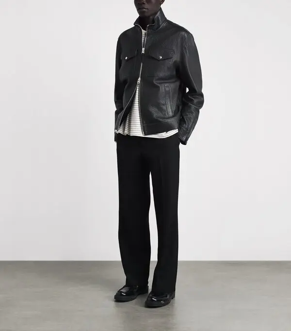 Mackage Grained Otto Leather Jacket