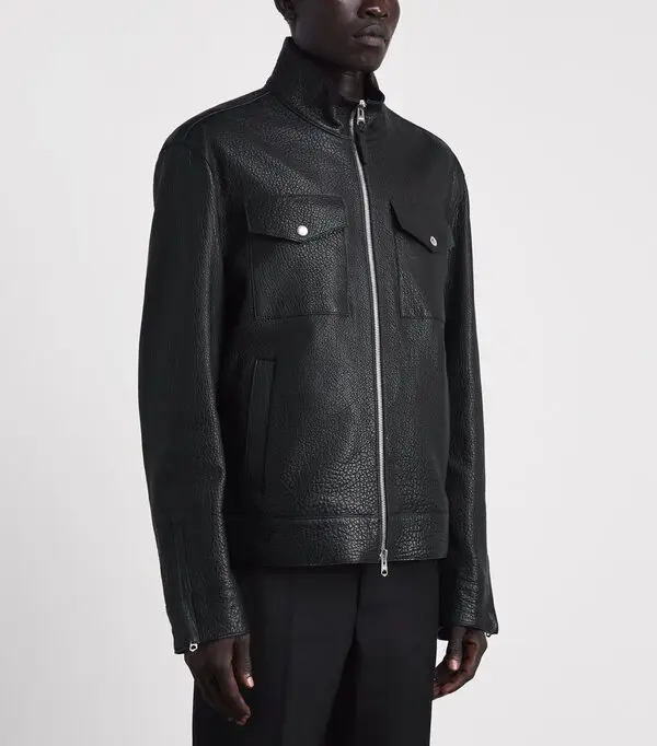 Mackage Grained Otto Leather Jacket