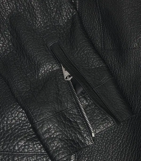 Mackage Grained Otto Leather Jacket