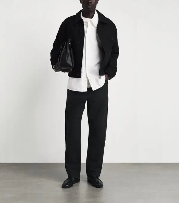 Studio Nicholson Moleskin Straight Riso Trousers