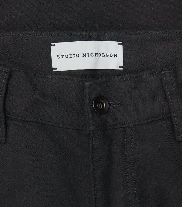 Studio Nicholson Moleskin Straight Riso Trousers