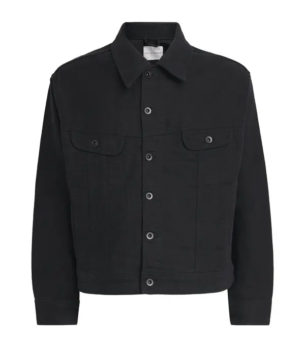 Studio Nicholson Moleskin Derby Jacket - Black