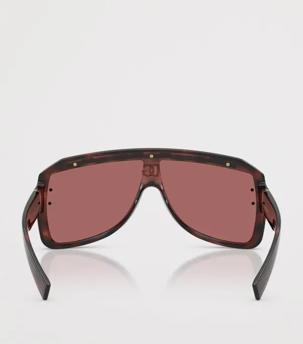 Dolce & Gabbana Wrap-around Pilot Sunglasses