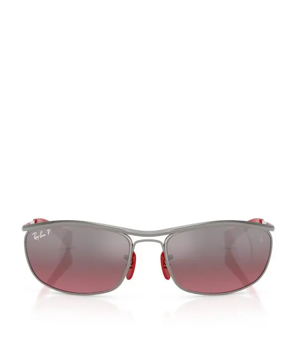Ray-ban Scuderia Ferrari Collection Oval Sunglasses - Grey