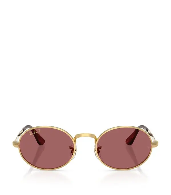 Ray-ban By A$ap Rocky Oval Sunglasses - Gold
