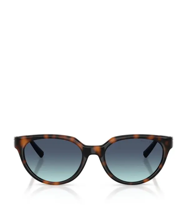 Tiffany & Co. Tortoiseshell Cat Eye Sunglasses - Brown