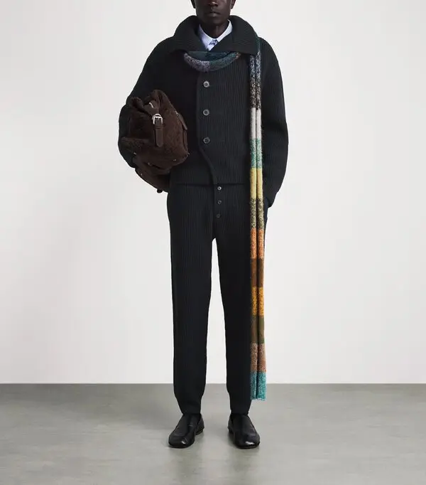 Dries Van Noten Wool Straight Sweatpants