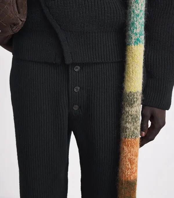 Dries Van Noten Wool Straight Sweatpants