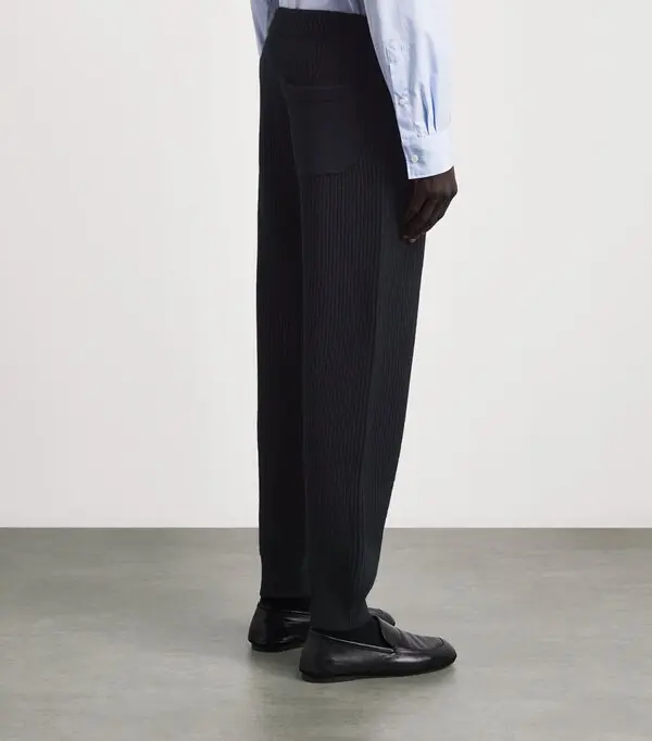 Dries Van Noten Wool Straight Sweatpants