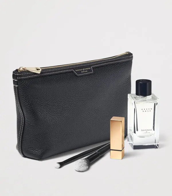 ASPINAL OF LONDON Leather Hudson Toiletry Bag